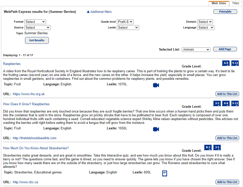 WebPath Express Search Results